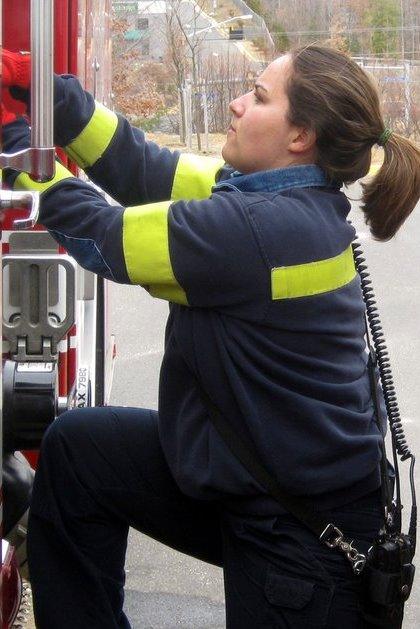 Firefighter Christina Hall - Dumfries Triangle Volunteer Fire Department